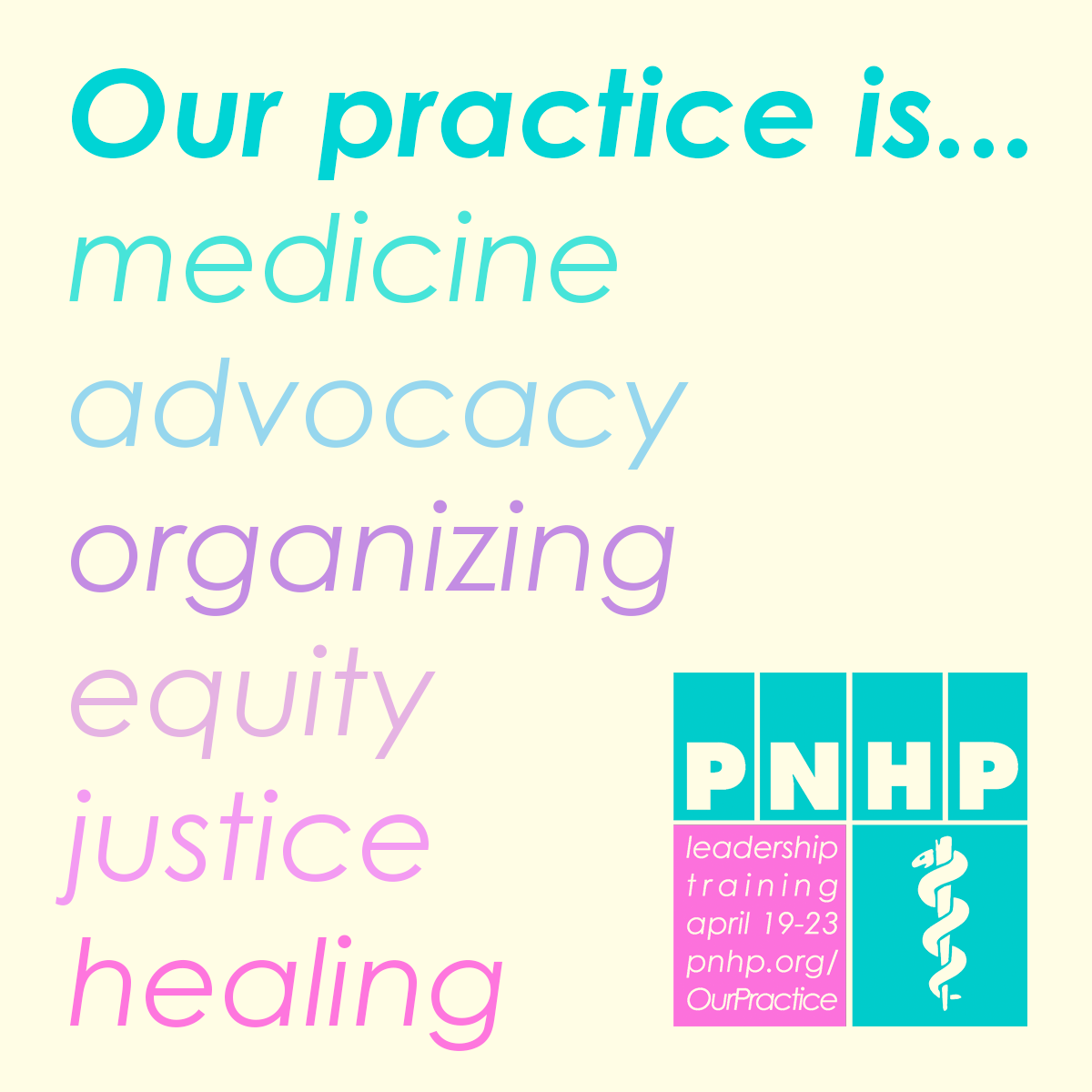 PNHP Annual Meeting 2019